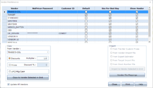 Adding Vendors to IntelliBid | Conest Software Systems